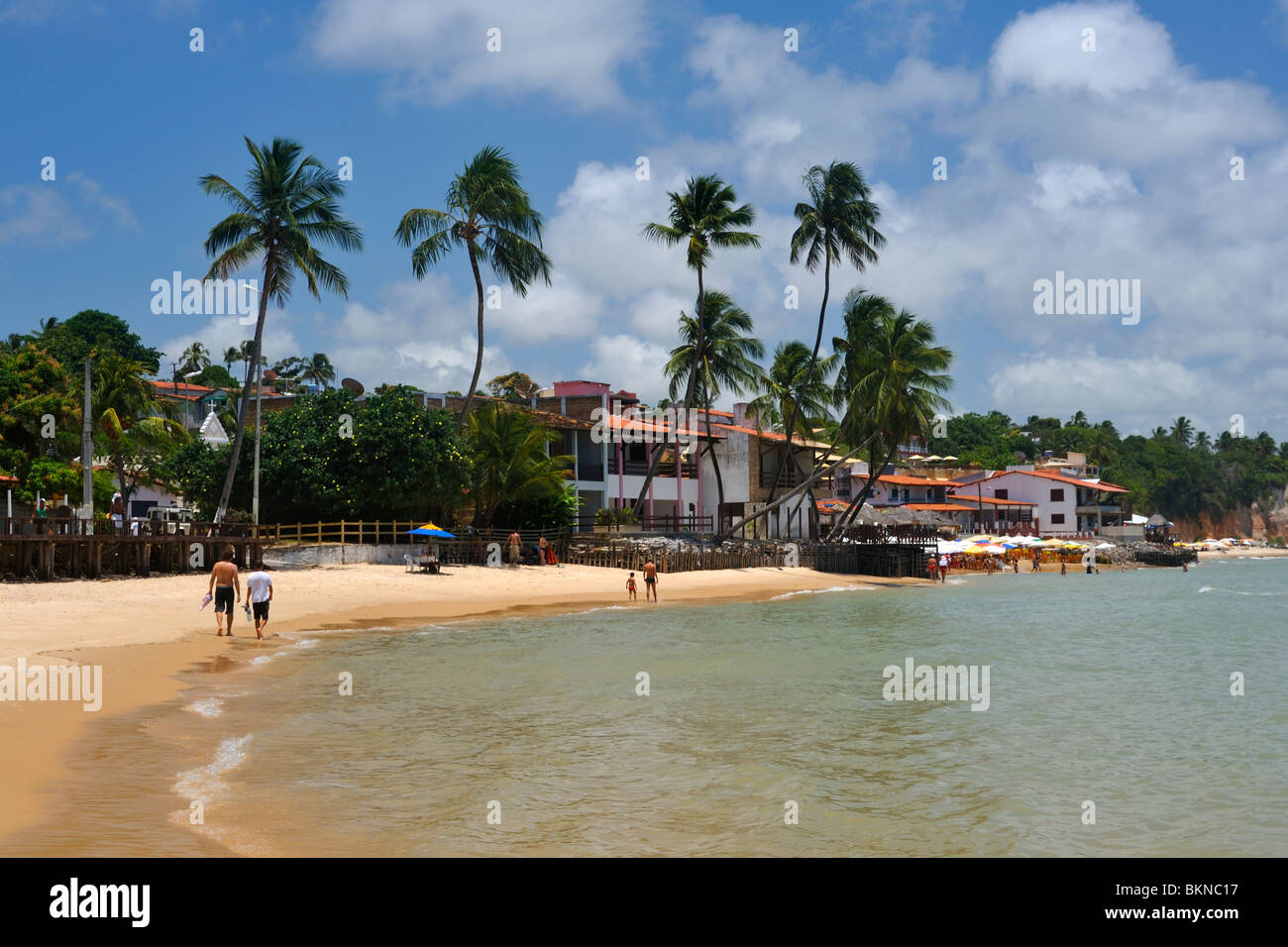 Pipa Town Beach Scene Stock Photo - Alamy