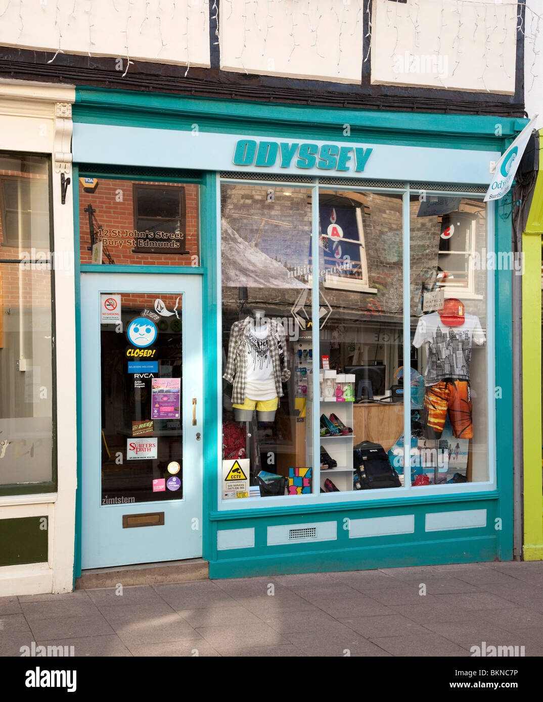 Odyssey clothing store Stock Photo - Alamy
