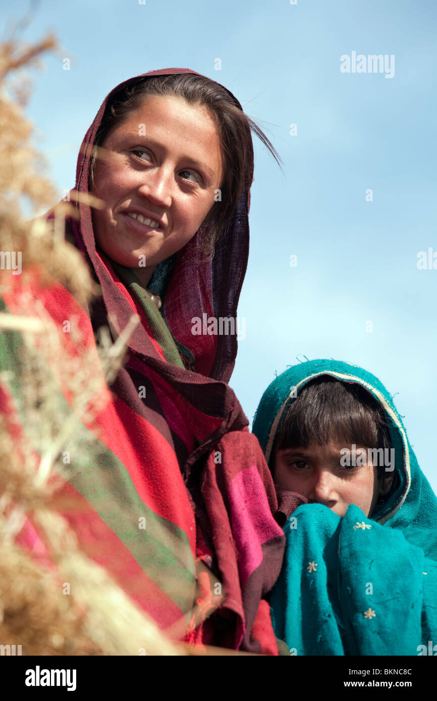 Village girls in the mountains of Chitral, Northern Pakistan Stock ...