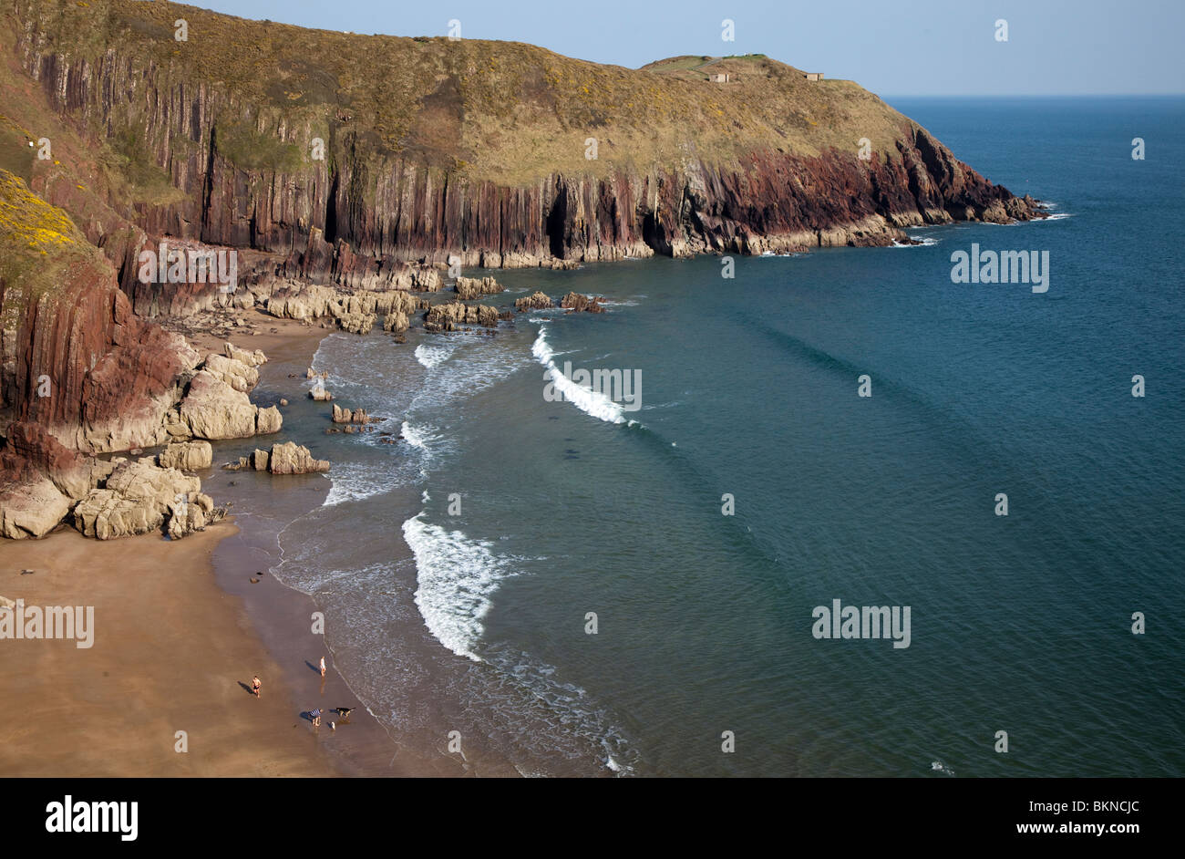 Pembrokeshire wales coast cliffs wales hi-res stock photography and ...