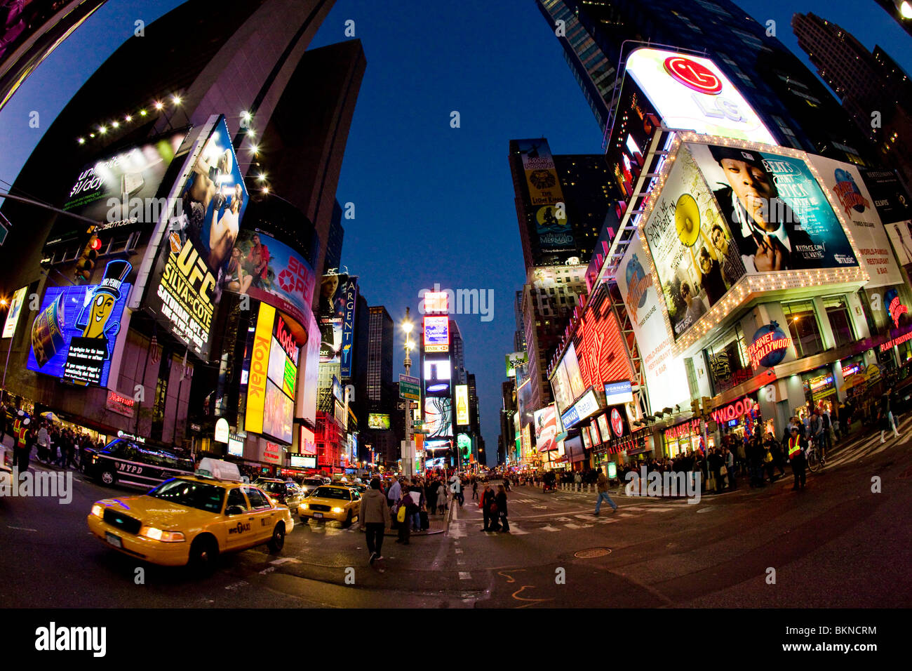 Times Square at night, Manhattan, New York City, USA Stock Photo - Alamy