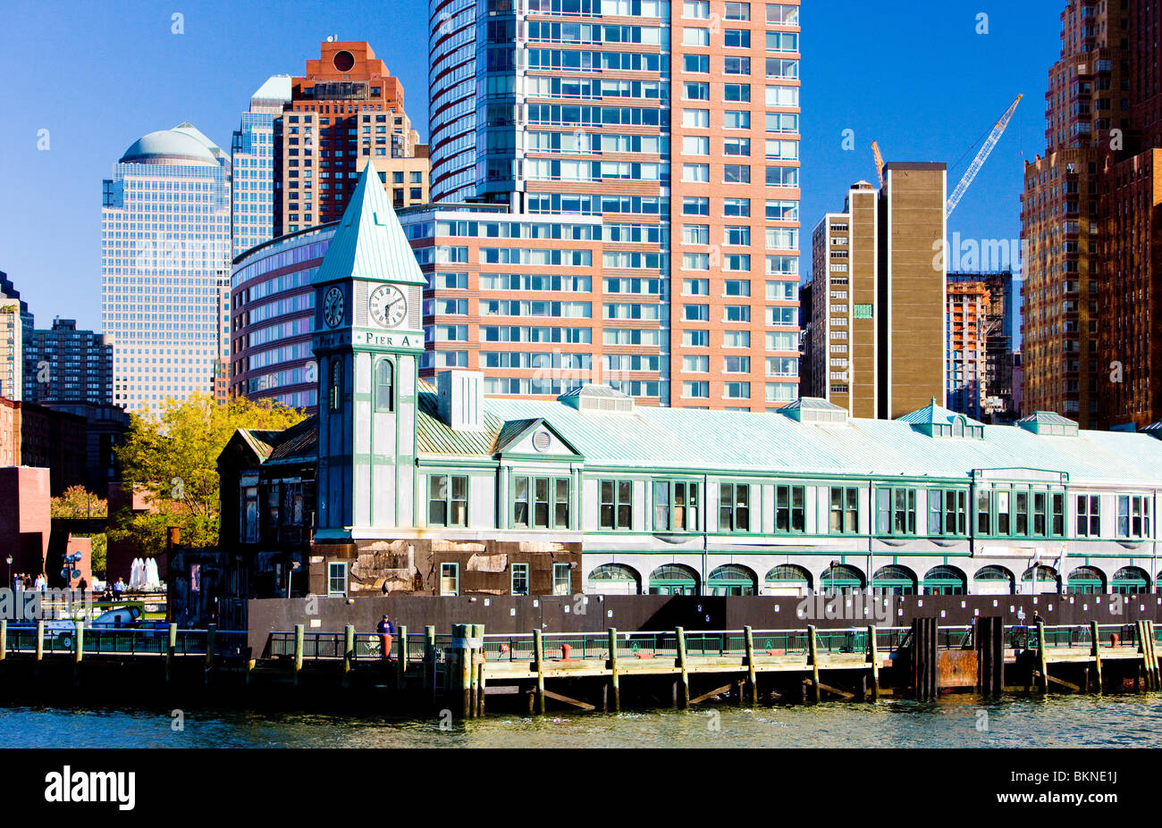 pier, Manhattan, New York City, USA Stock Photo - Alamy
