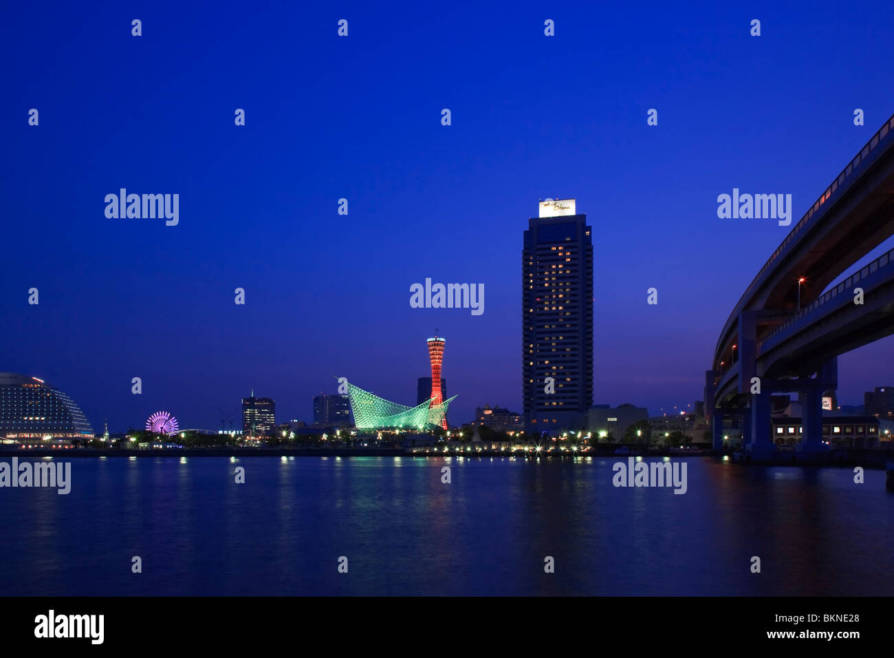 Night view of Kobe Stock Photo - Alamy