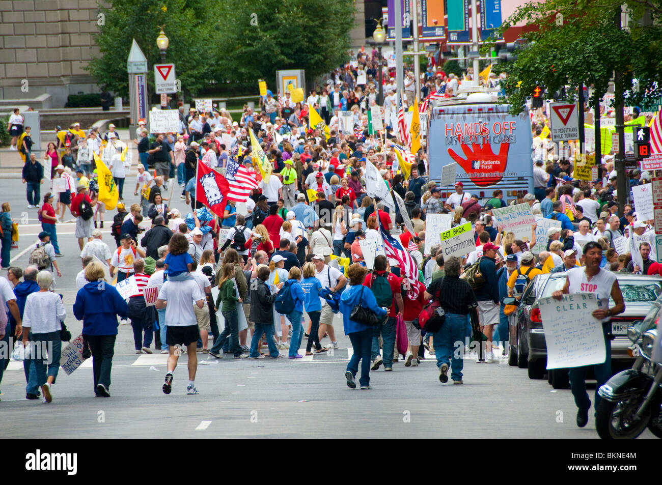 Protest Rally Demonstration Washington DC Against Government Stock ...