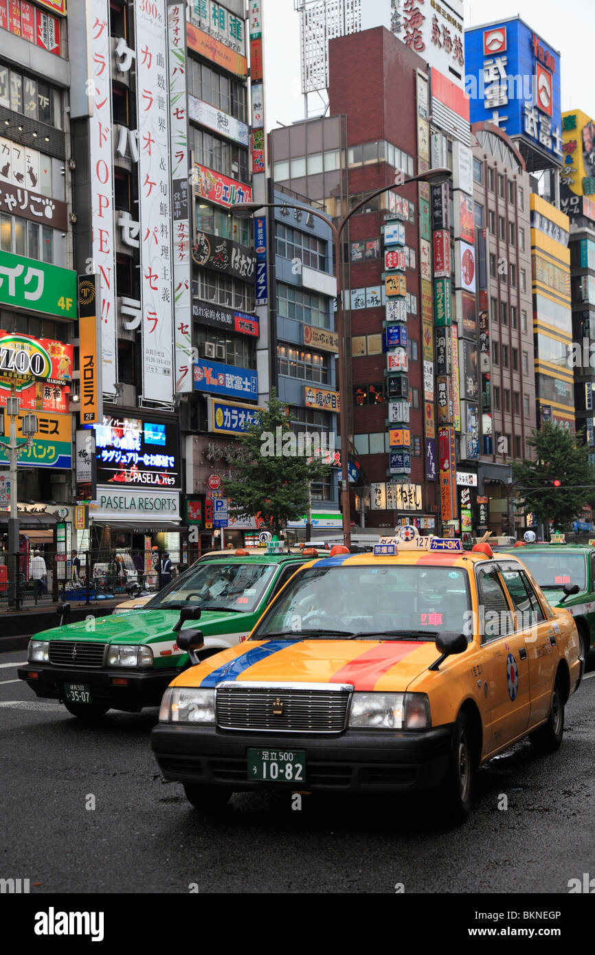 Taxis Shinjuku, Tokyo, Japan, Asia Stock Photo - Alamy