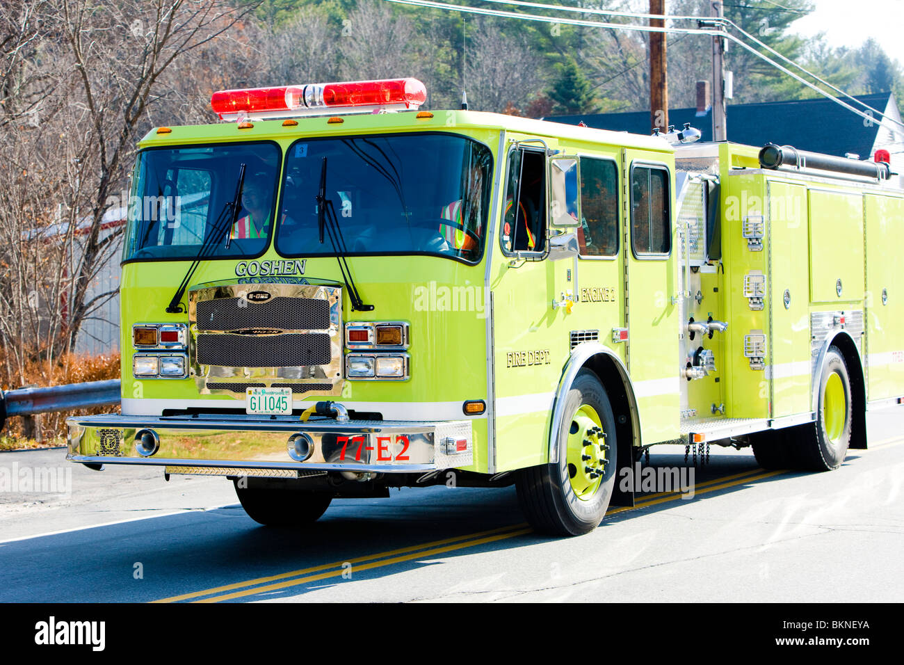 Hampshire fire brigade vehicle hi-res stock photography and images - Alamy