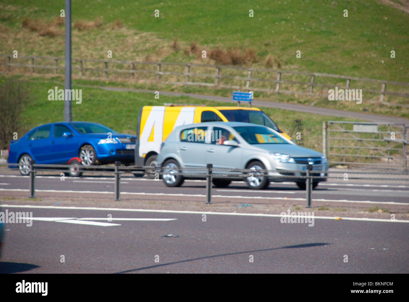 Aa recovery vehicle towing car hi-res stock photography and images - Alamy