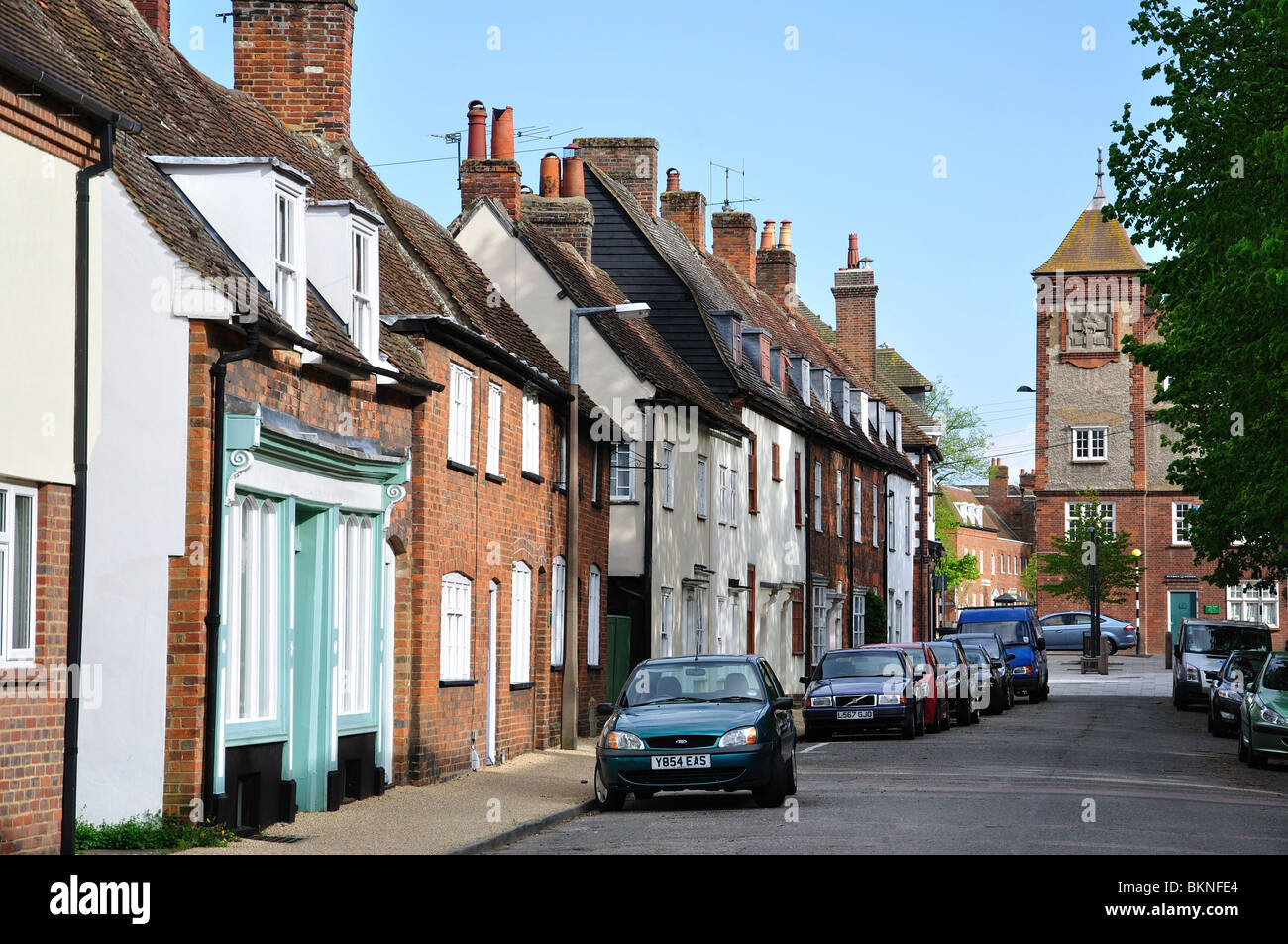 Church Street, Baldock, Hertfordshire, England, United Kingdom Stock ...