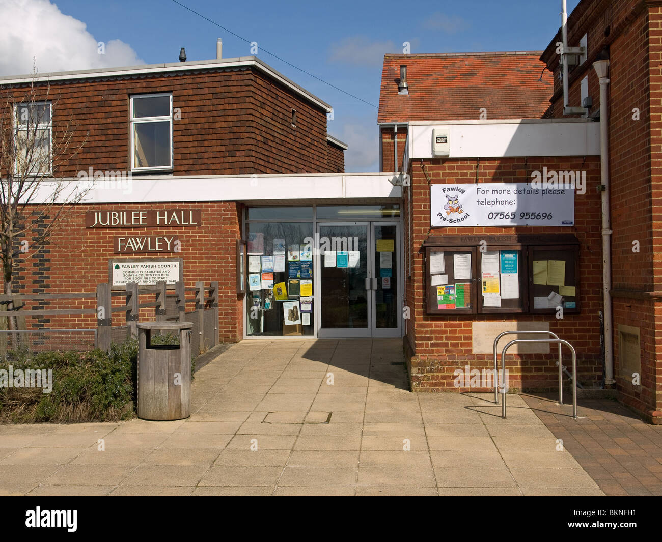 Fawley Village Jubilee Hall Hampshire England UK Stock Photo - Alamy