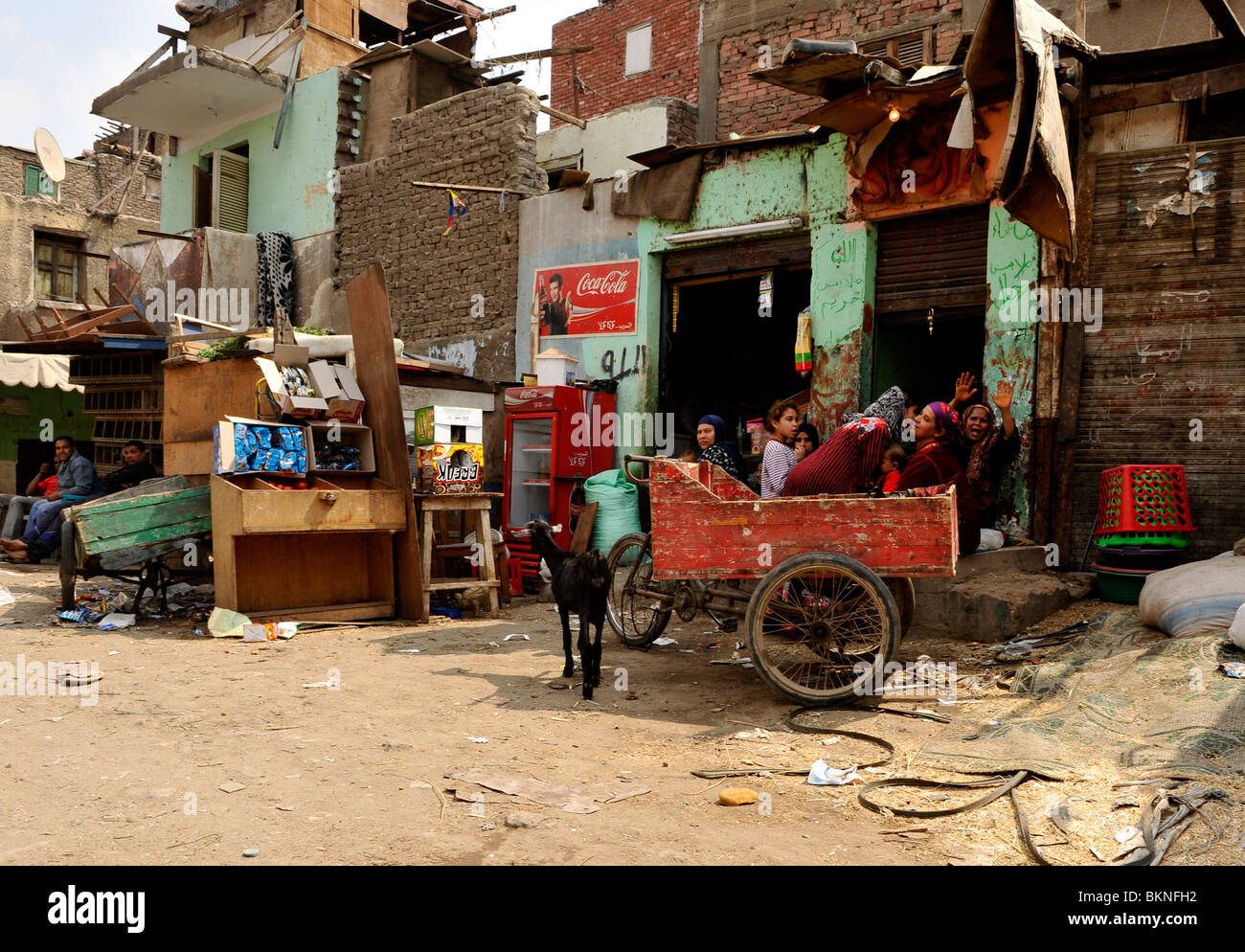 zabbaleen rubbish collectors ,zabbaleen community , morkatam hills ...