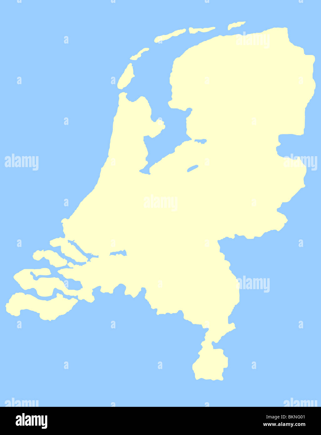 Netherlands map hi-res stock photography and images - Alamy