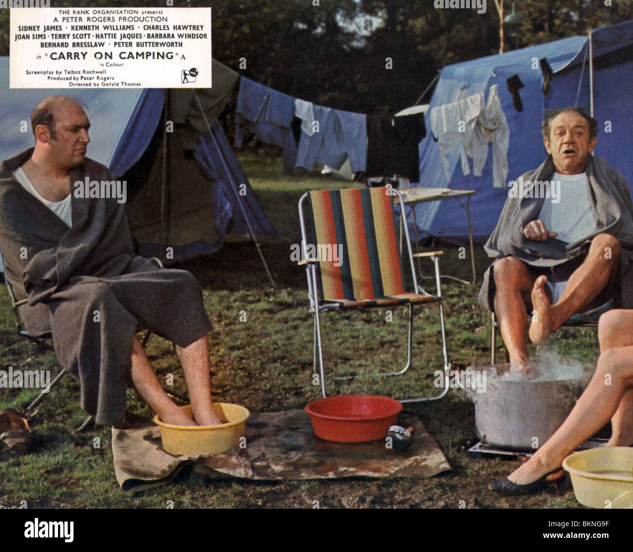 CARRY ON CAMPING (1969) BERNARD BRESSLAW, SID JAMES COCP 005FOH Stock ...