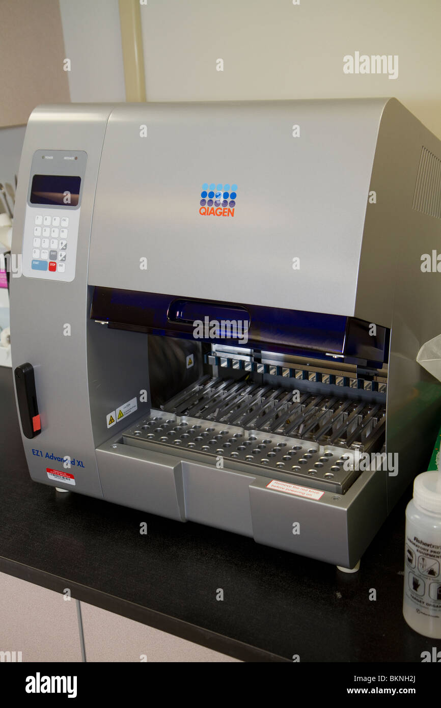 Robot in DNA forensics lab. These machines can run samples through ...