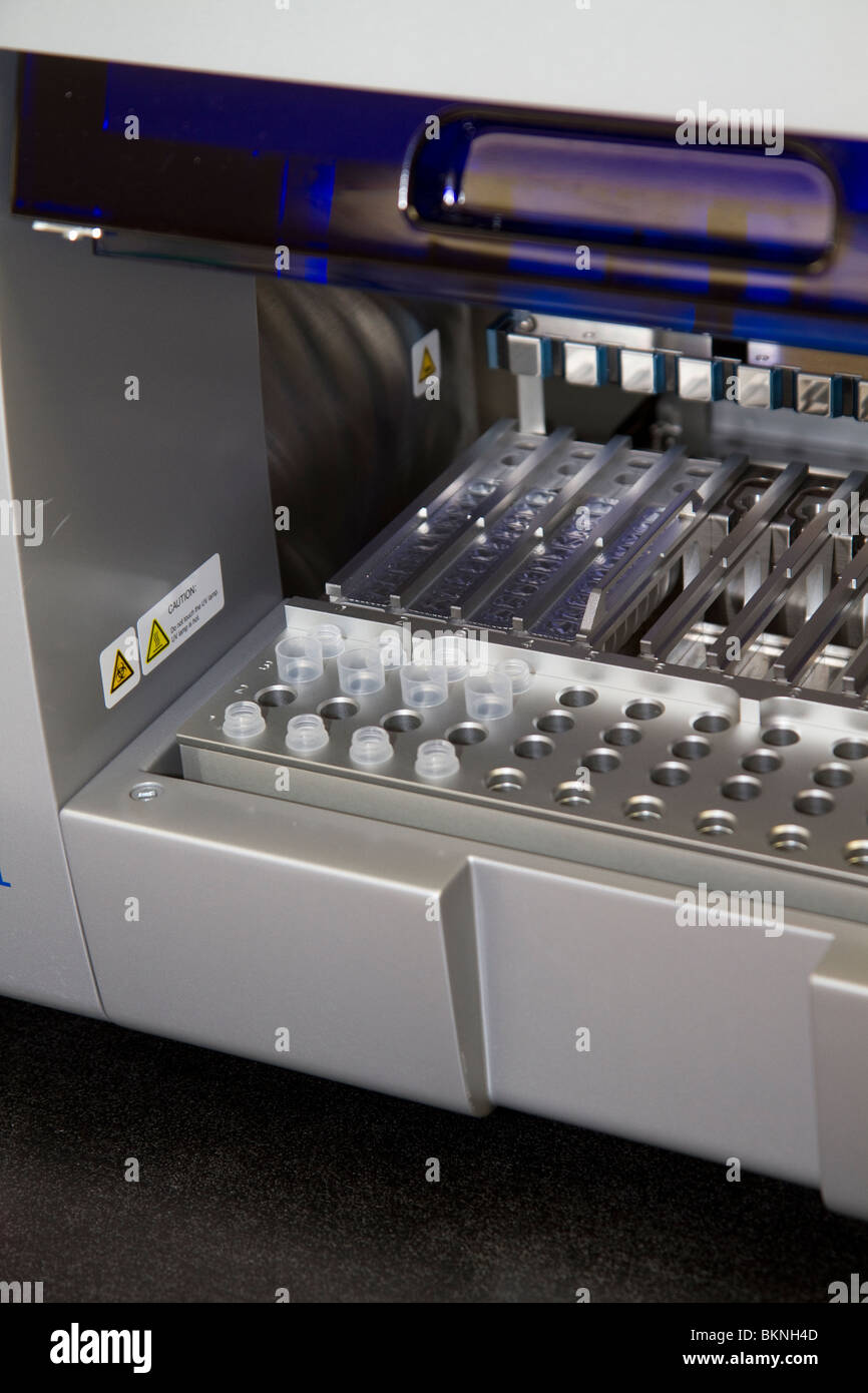 Robot in DNA forensics lab. These machines can run samples through ...