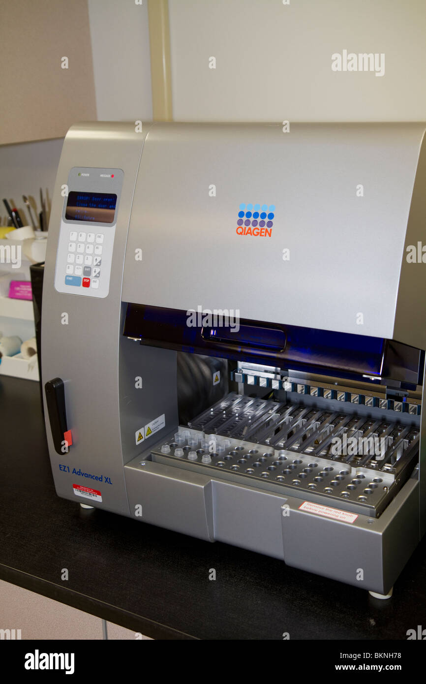 Robot in DNA forensics lab. These machines can run samples through ...