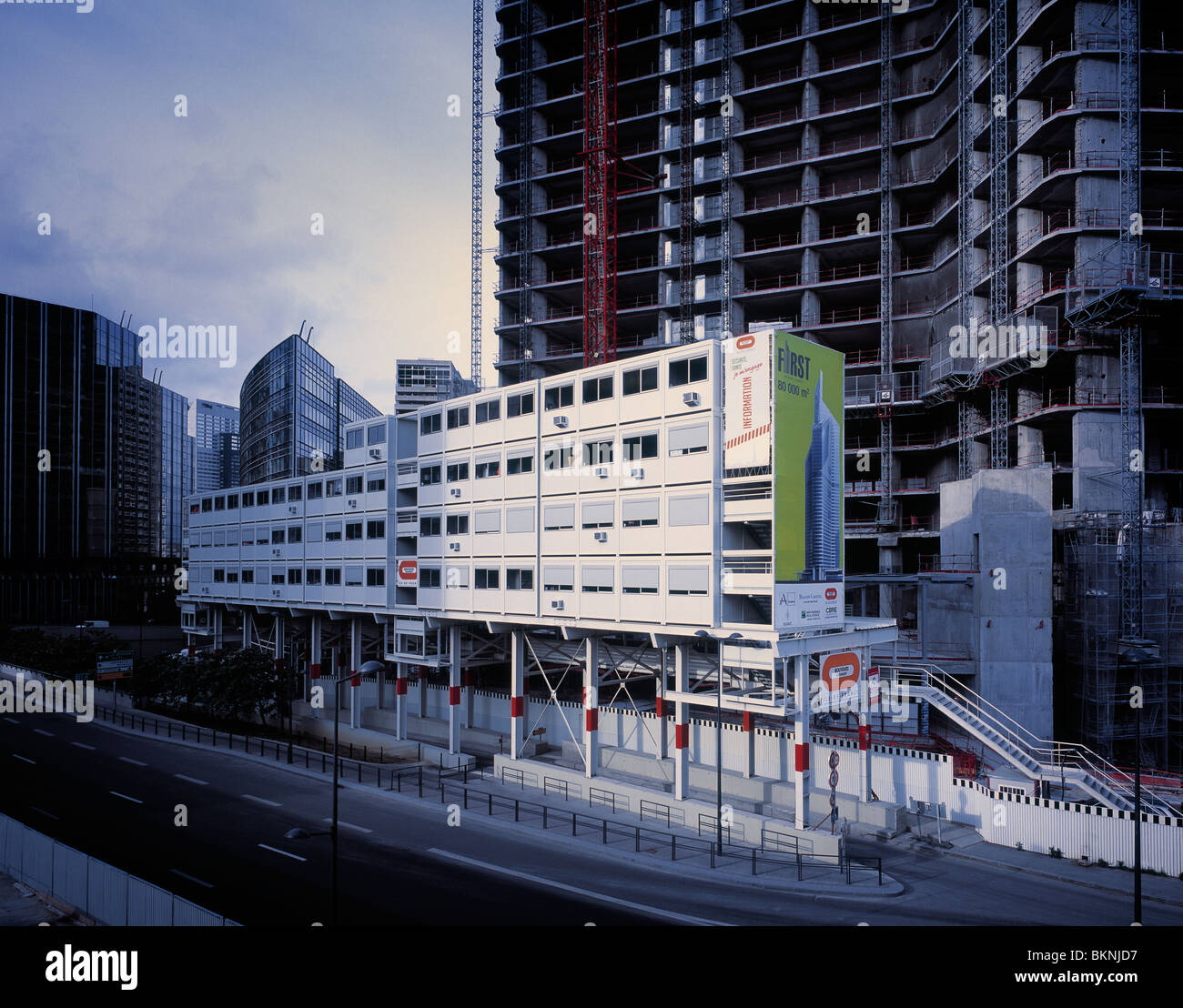 Large construction site, Paris, France Stock Photo - Alamy