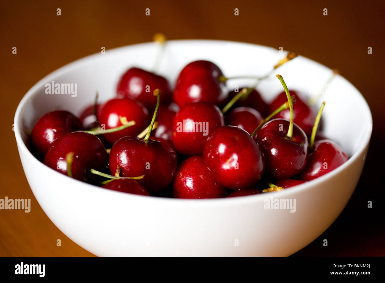 bowl of cherries Stock Photo - Alamy
