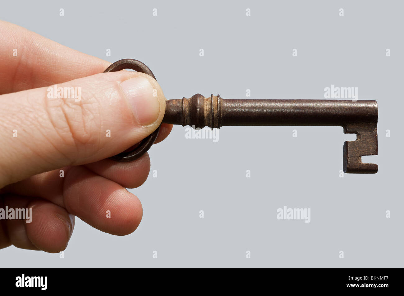 Old fashioned door key Stock Photo - Alamy