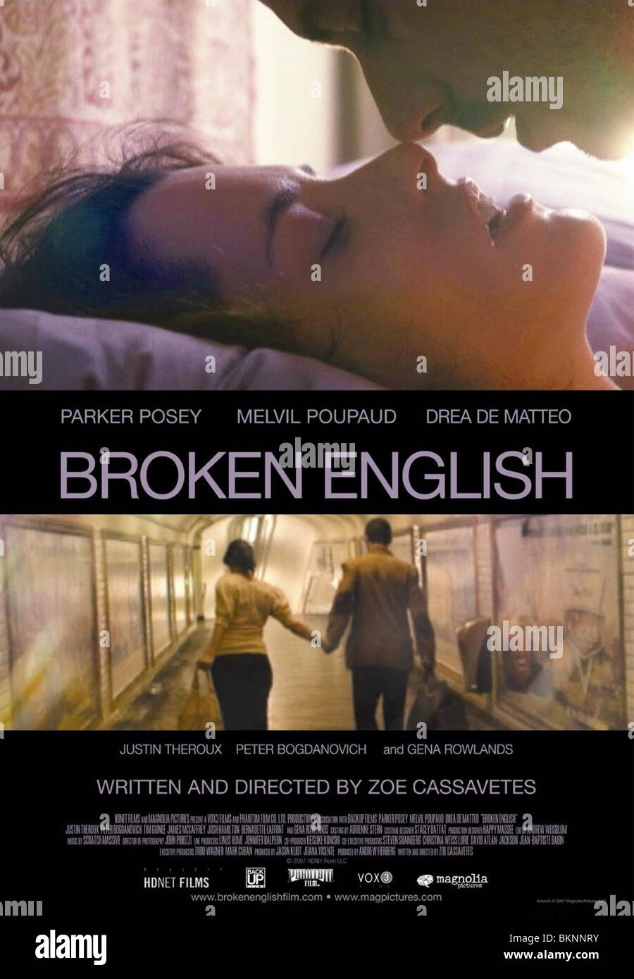 BROKEN ENGLISH -2007 POSTER Stock Photo - Alamy
