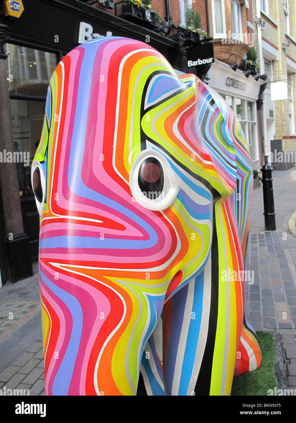 Elephant Parade endangered species Stock Photo - Alamy