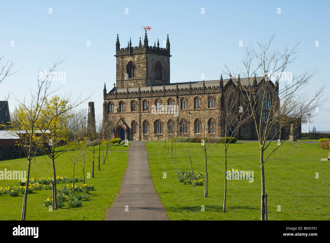 Workington church, West Cumbria, England uk Stock Photo - Alamy