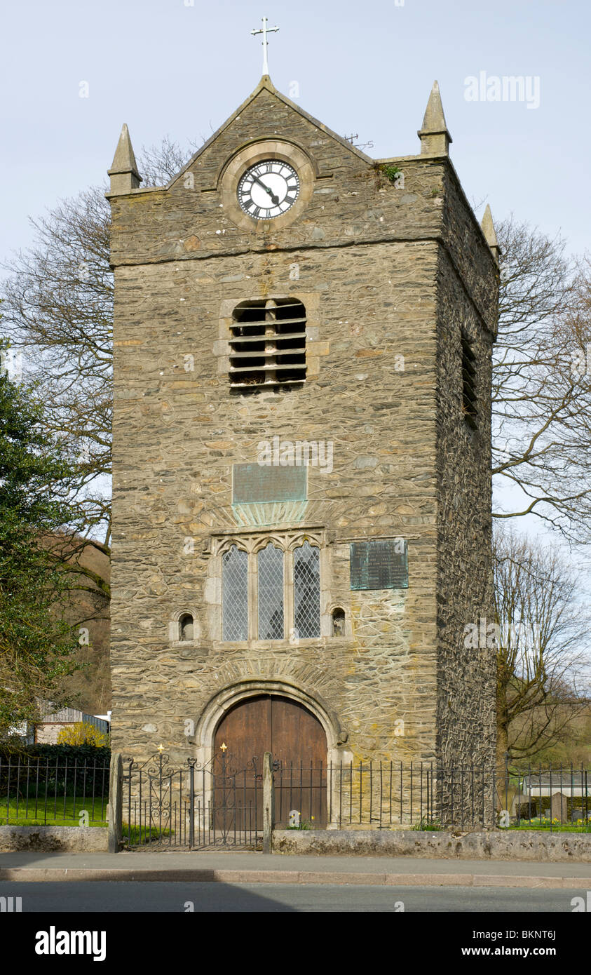 detached church tower in Staveley, Cumbria, England uk Stock Photo - Alamy