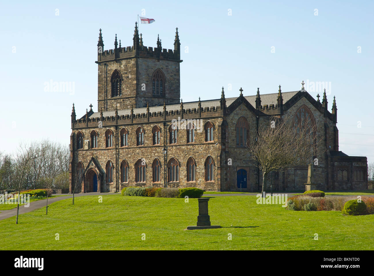 Workington church, West Cumbria, England uk Stock Photo - Alamy