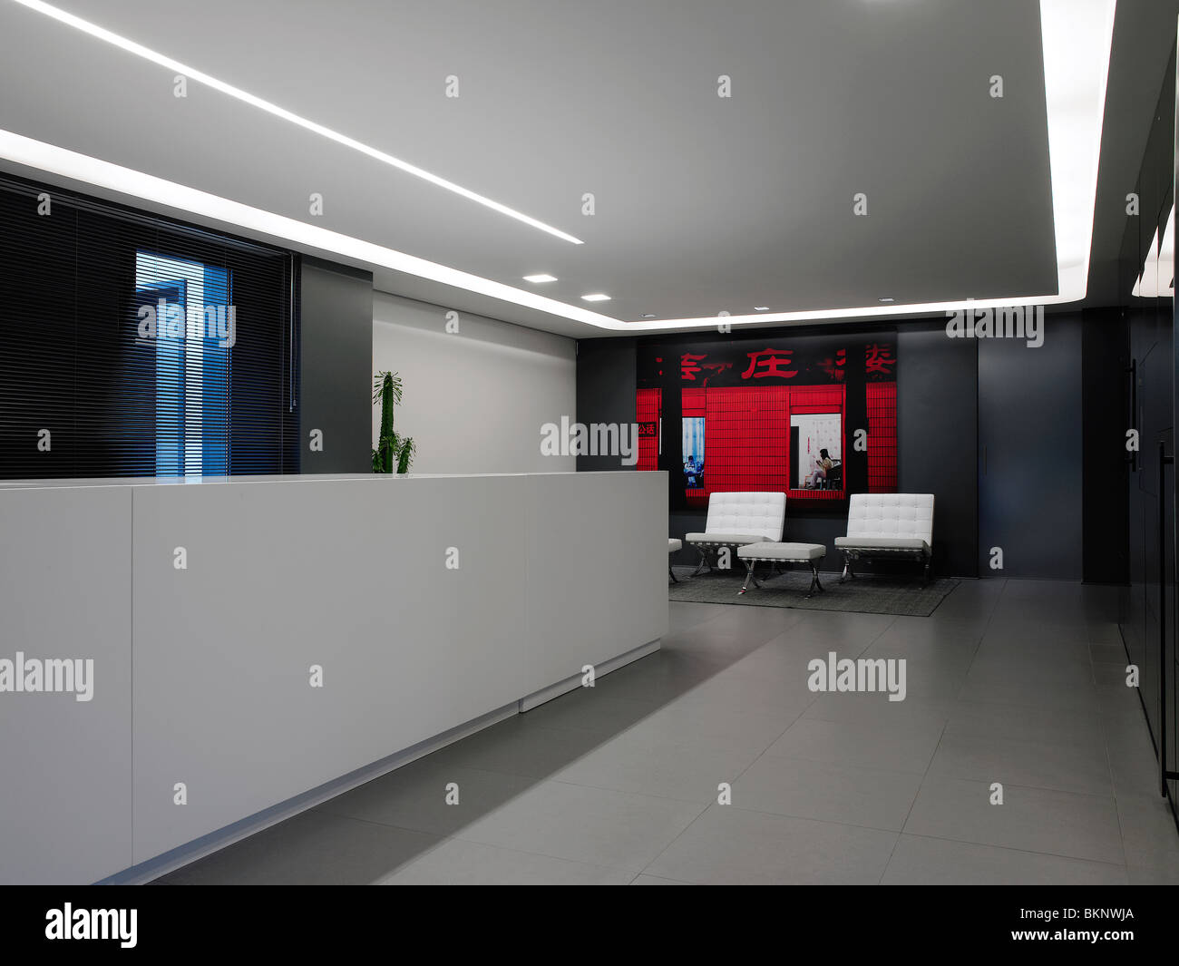 Office reception in an office environment Stock Photo - Alamy