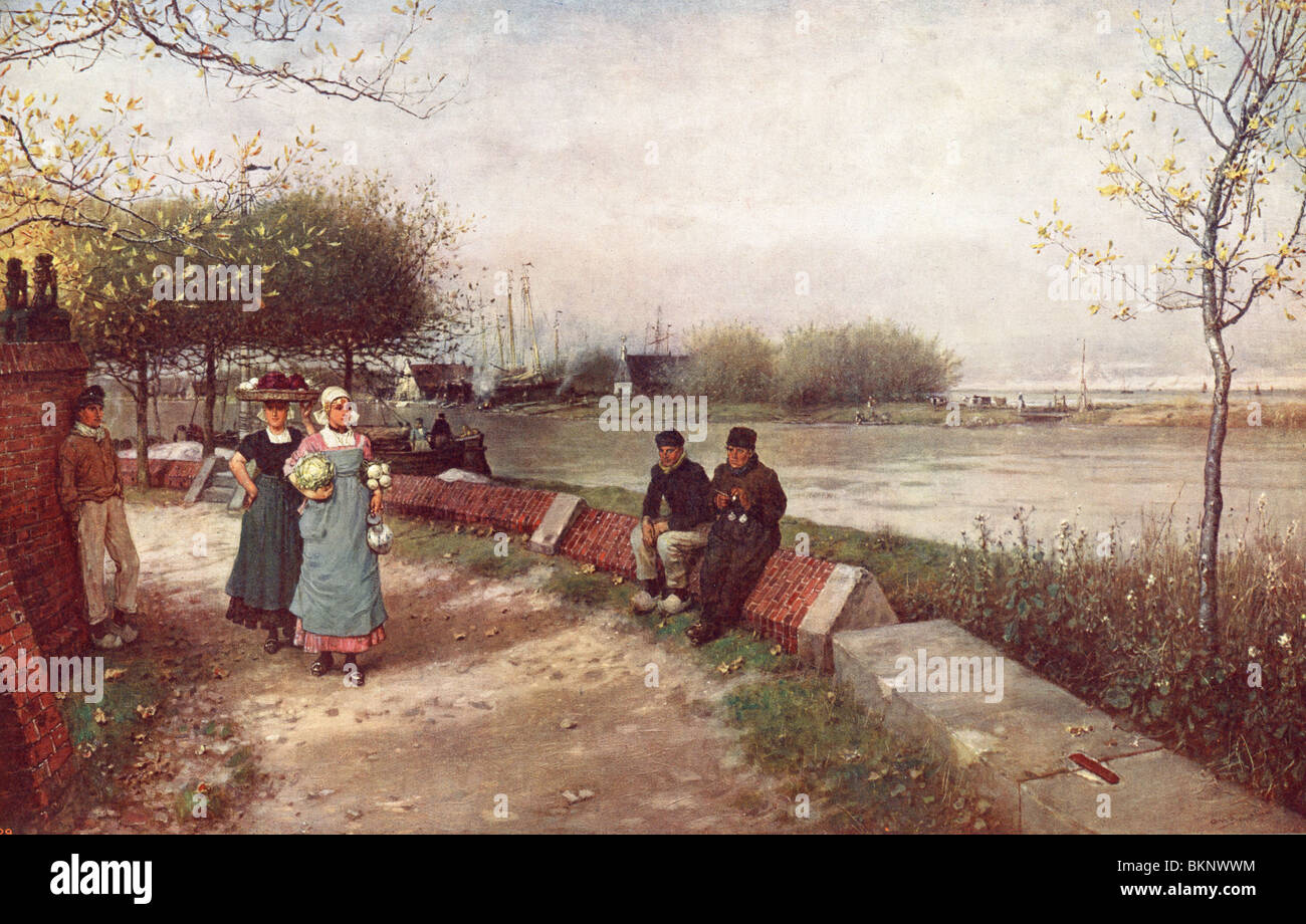 An Exchange of Greetings Stock Photo - Alamy