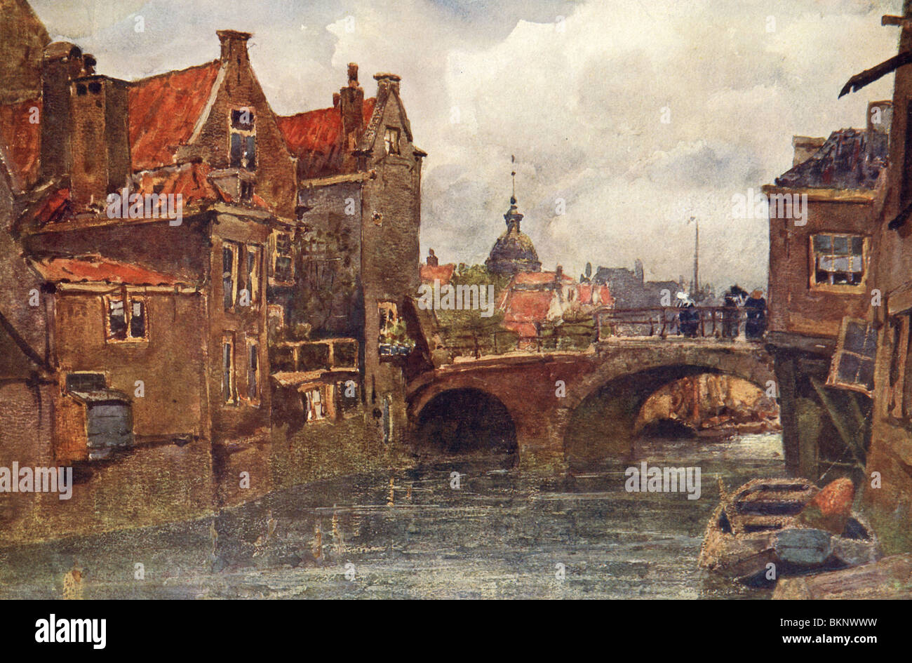 An Old Dutch Waterway Stock Photo - Alamy