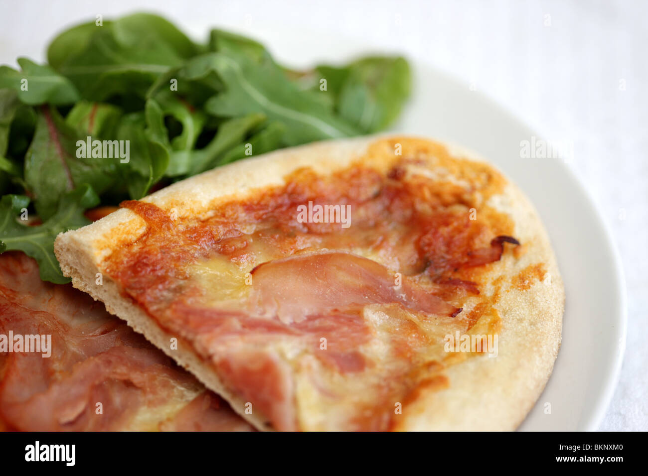 Ham and Cheese Pizza Stock Photo - Alamy