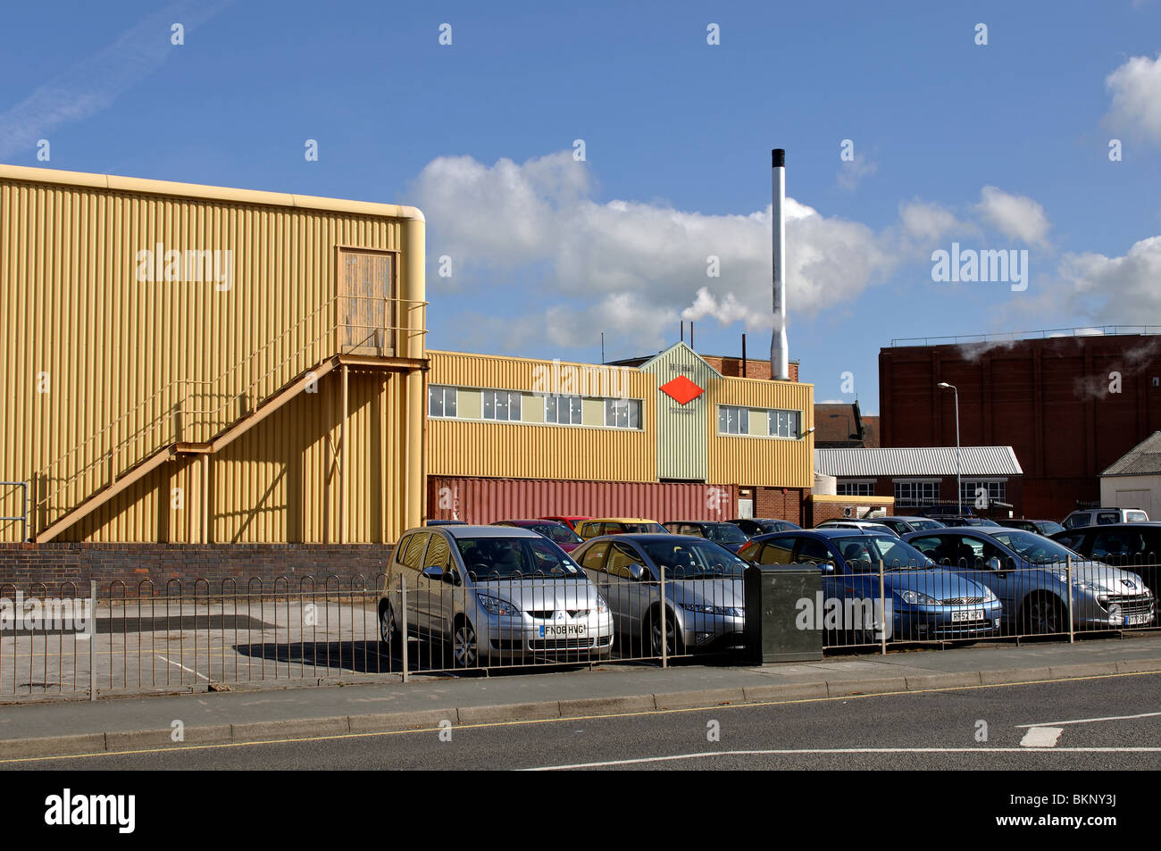 H. J. Hall hosiery factory, Hinckley, Leicestershire England UK Stock ...