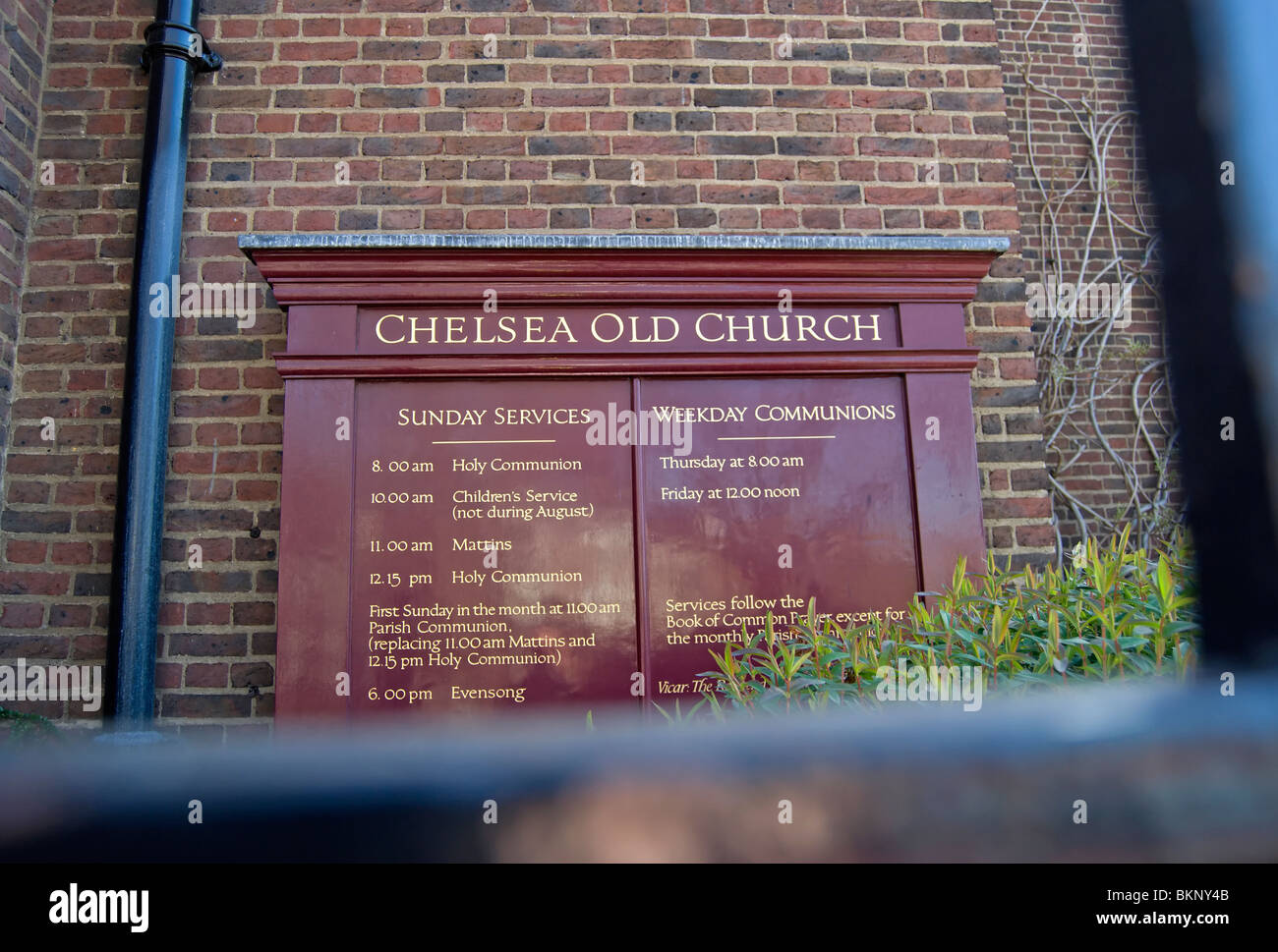 Church noticeboard hi-res stock photography and images - Alamy