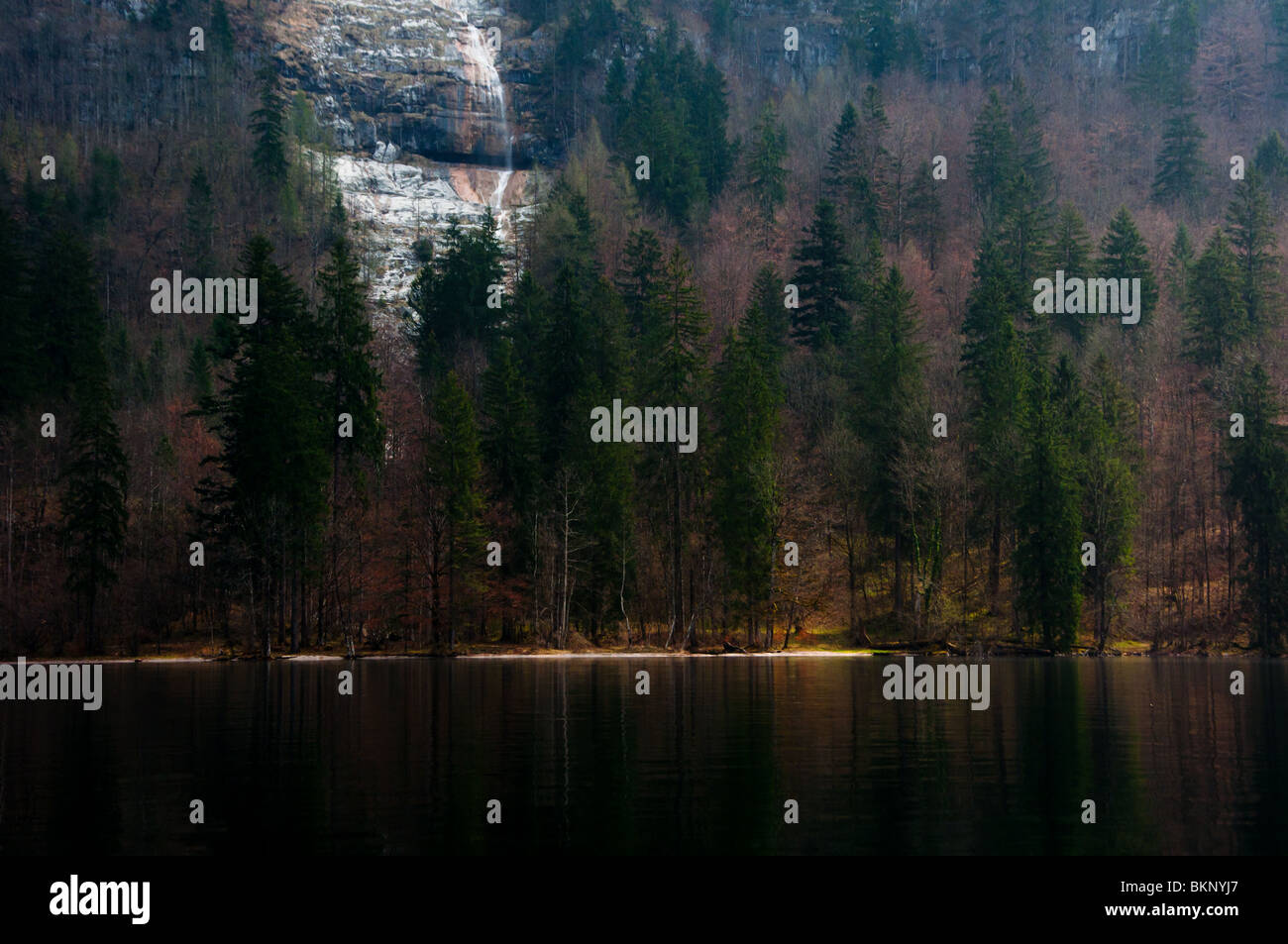 Konigsee (King's lake) in Bavarian Alps, Germany Stock Photo - Alamy