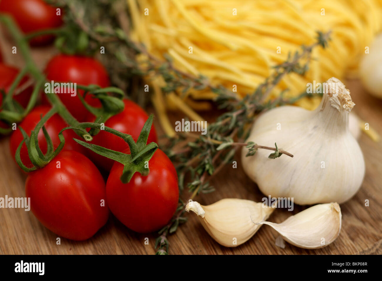 Authentic Italian Style Food Ingredients Including Vermicelli Pasta ...