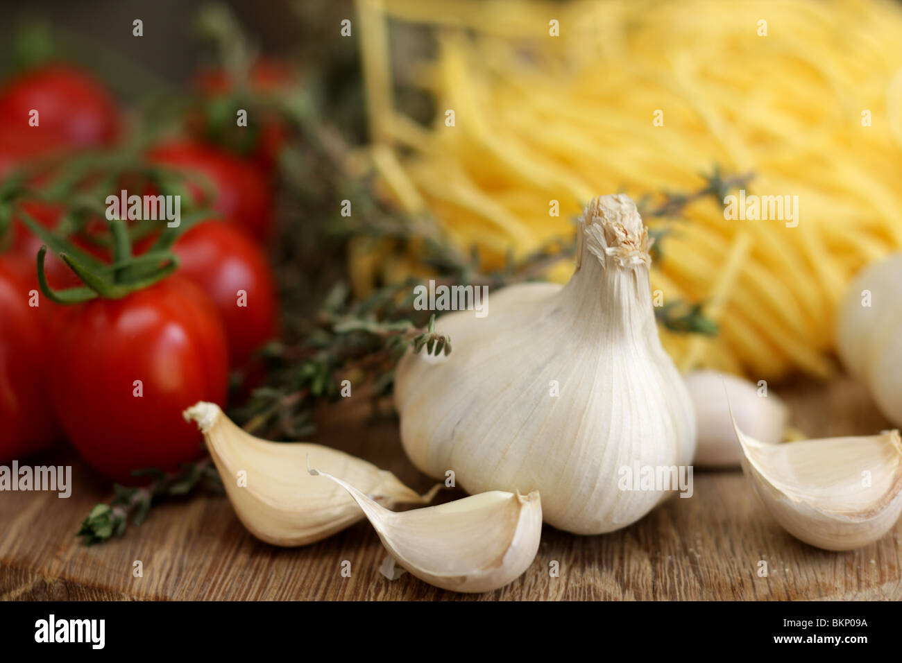 Authentic Italian Style Food Ingredients Including Vermicelli Pasta ...