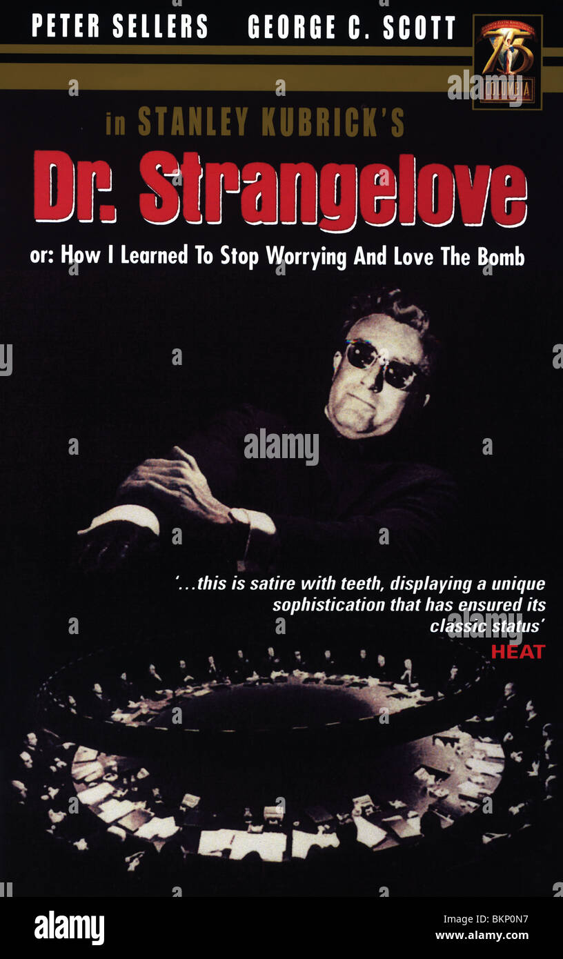 DR STRANGELOVE -1963 POSTER Stock Photo - Alamy