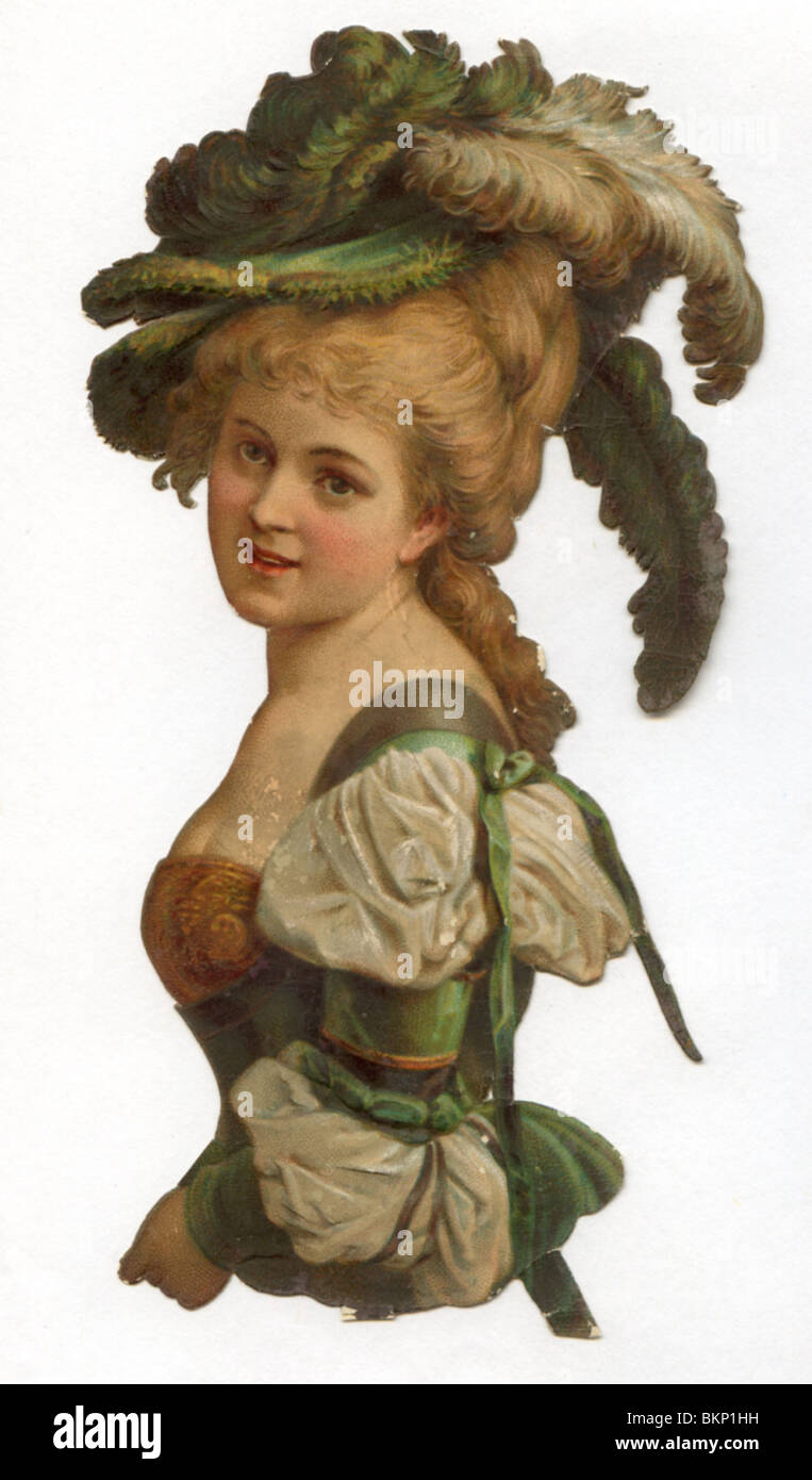 Victorian hats feather hi-res stock photography and images - Alamy