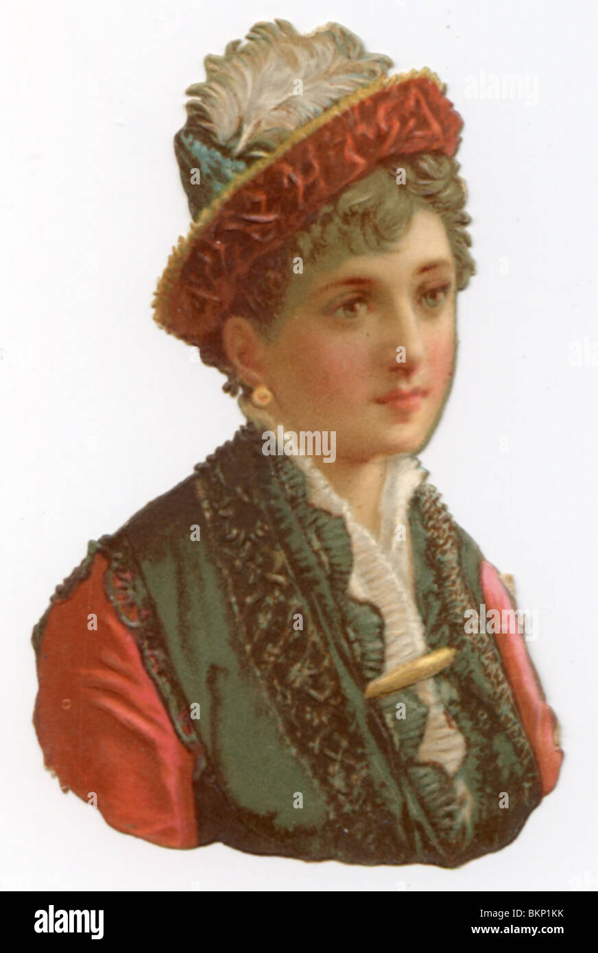 Victorian hats feather hi-res stock photography and images - Alamy