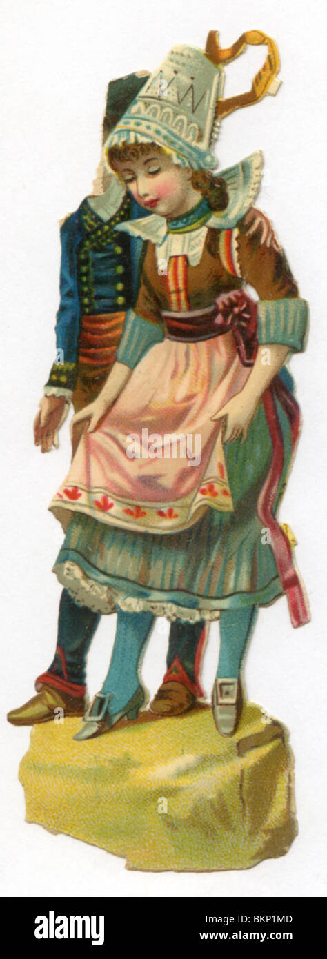 Lady in Decorative Costume Stock Photo - Alamy
