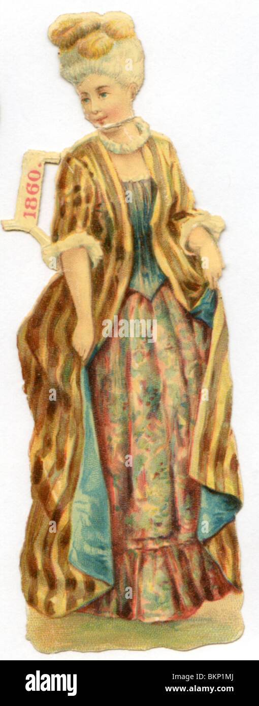 Lady in Decorative Costume Stock Photo - Alamy