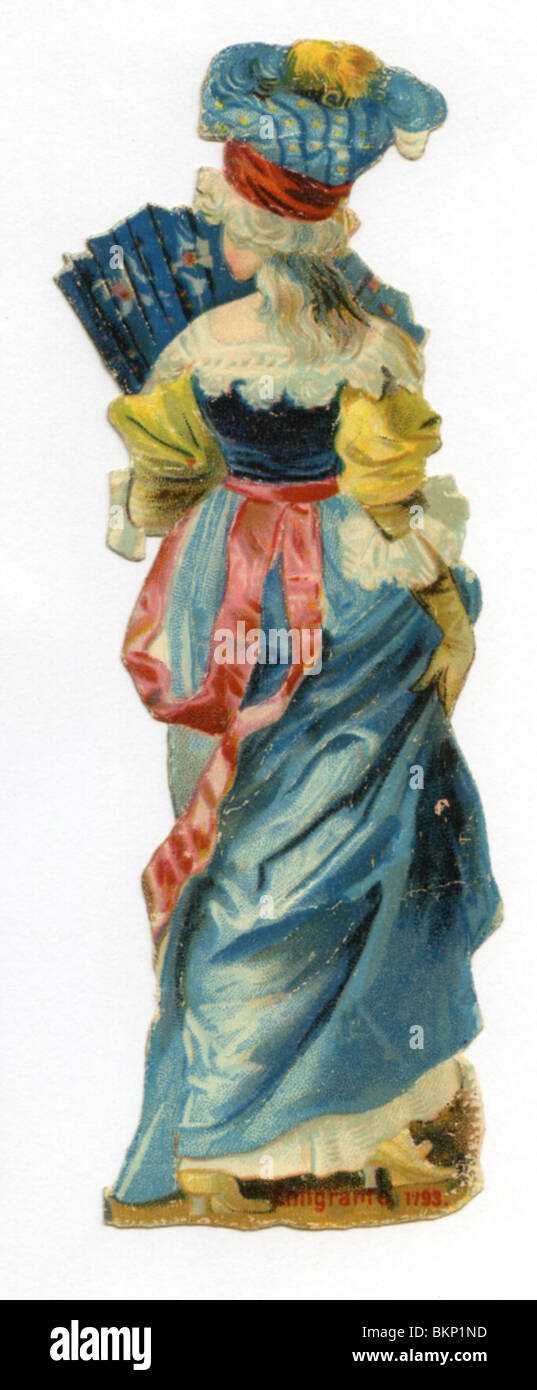 Woman fanning dress Cut Out Stock Images & Pictures - Alamy