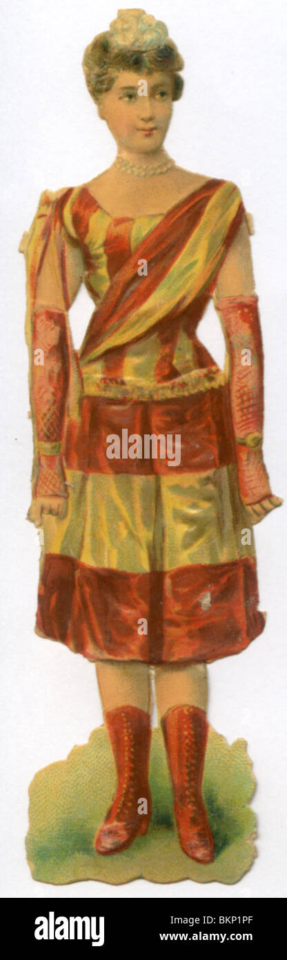 Lady in Decorative Costume Stock Photo - Alamy