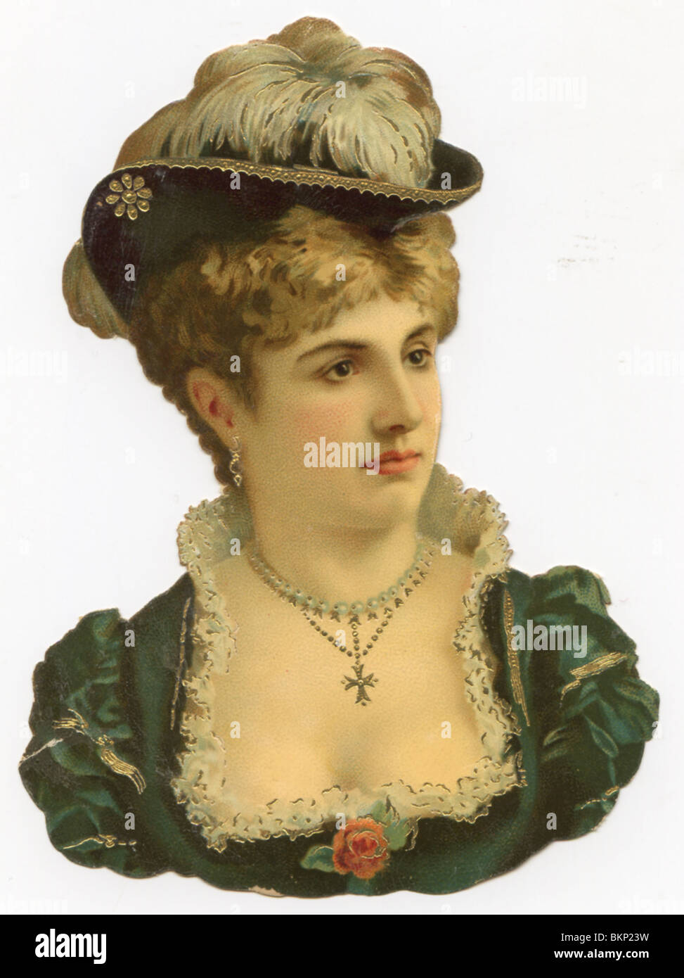 Victorian hats feather hi-res stock photography and images - Alamy