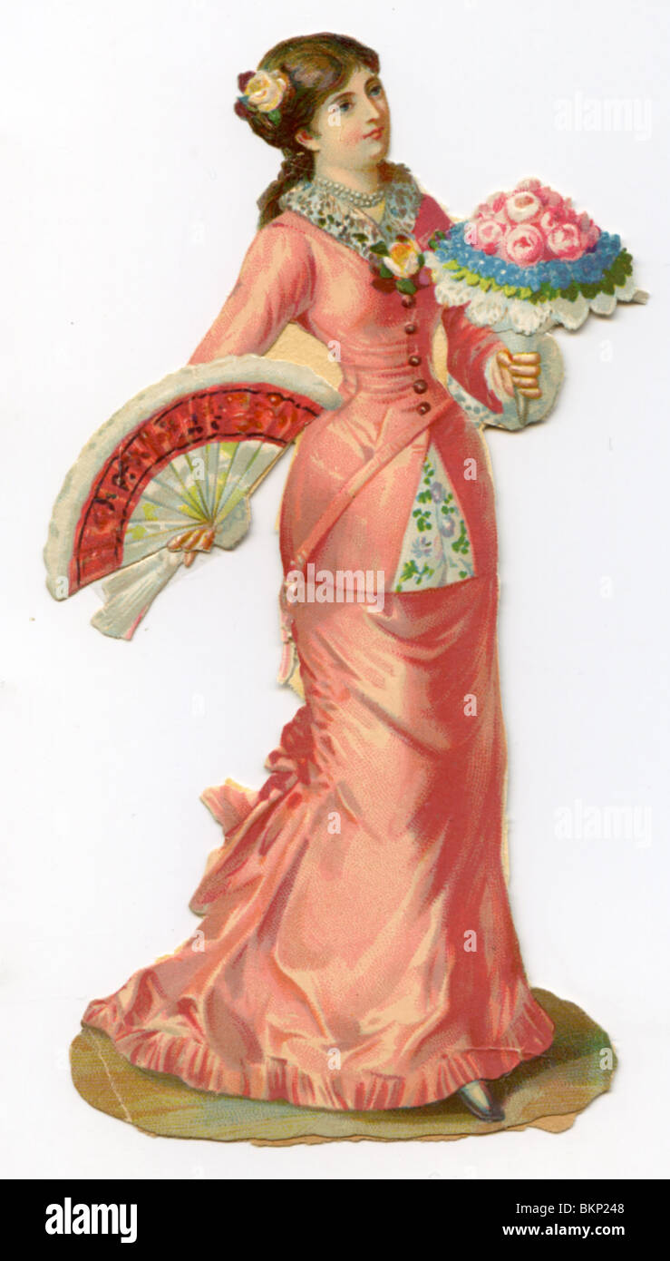 Victorian lady carrying hi-res stock photography and images - Alamy