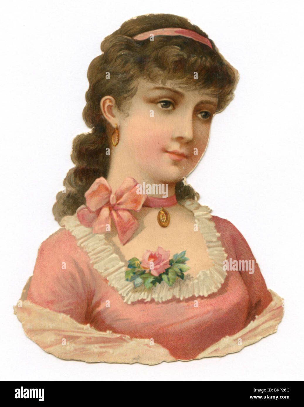 Portrait of a lady Cut Out Stock Images & Pictures - Alamy