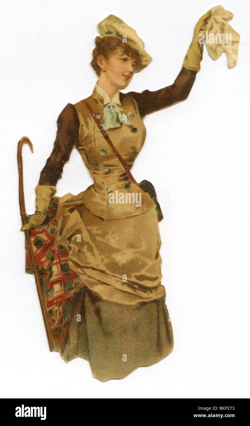 Lady a country to country Cut Out Stock Images & Pictures - Alamy