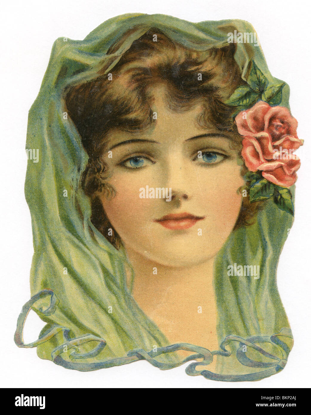 Green lady painting hi-res stock photography and images - Alamy