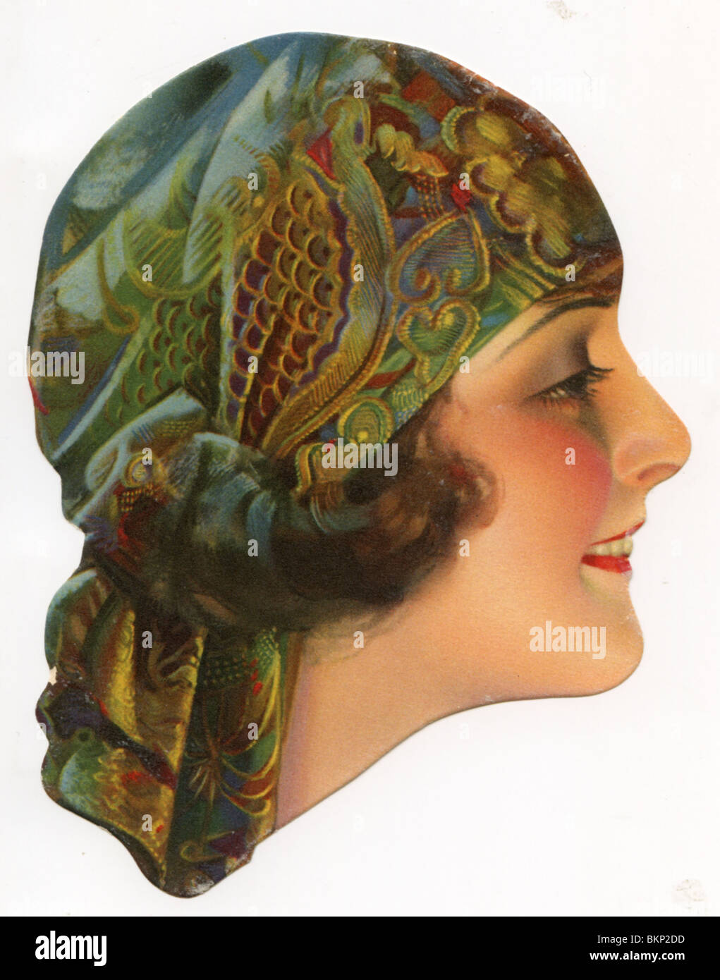 Headscarf woman painting hi-res stock photography and images - Alamy