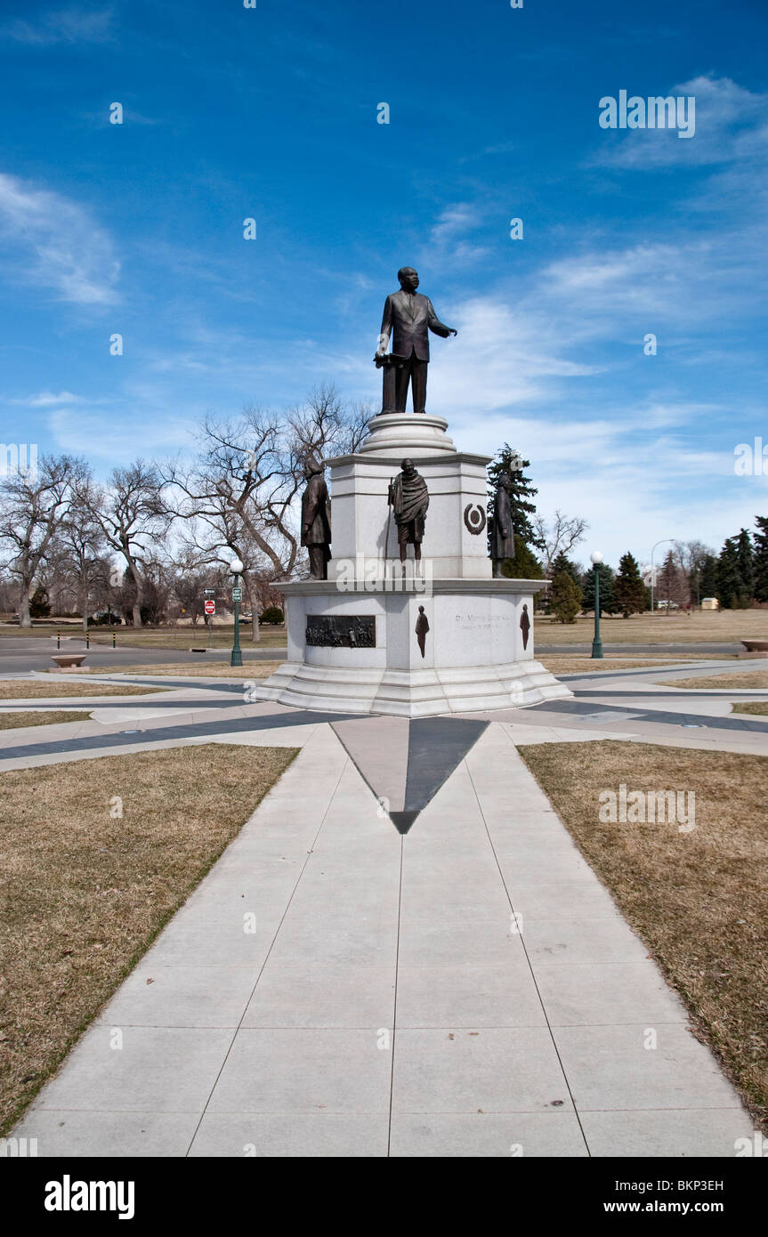 Denver Colorado Martin Luther King Memorial Stock Photo - Alamy